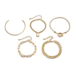 Jewelry | Cutout Open Bracelet Set | Poshmark